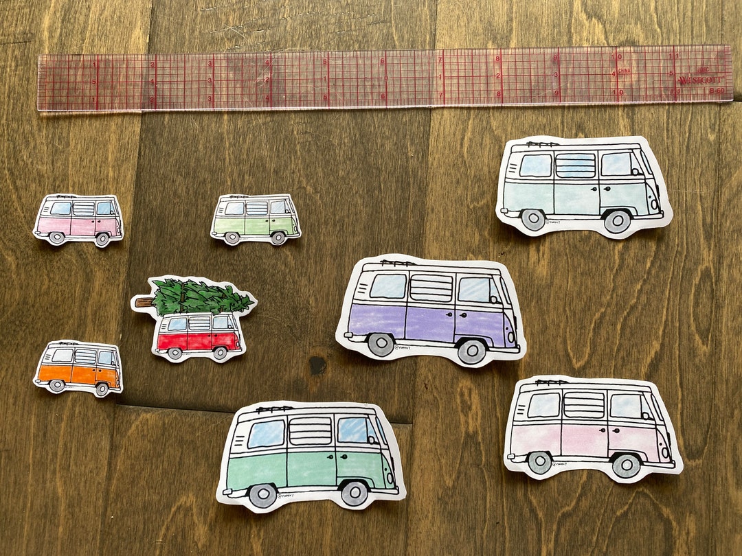 VW Bus Sticker - Etsy