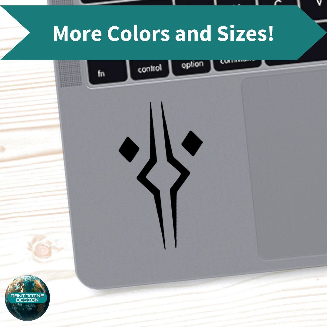 Fulcrum Symbol Vinyl Decal | Ahsoka Decal for Car Laptop Water Bottle ...