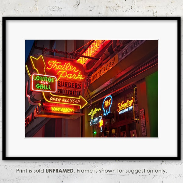 Neon Sign Photograph - Etsy