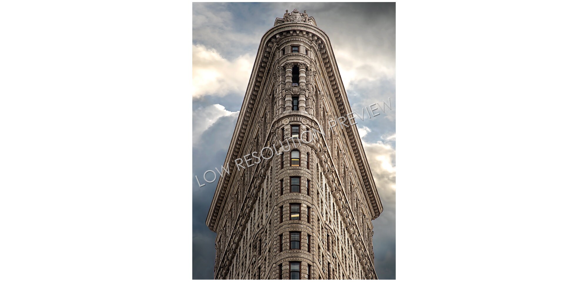 New York City Flatiron Building Print, Color Version, NYC Architectural ...