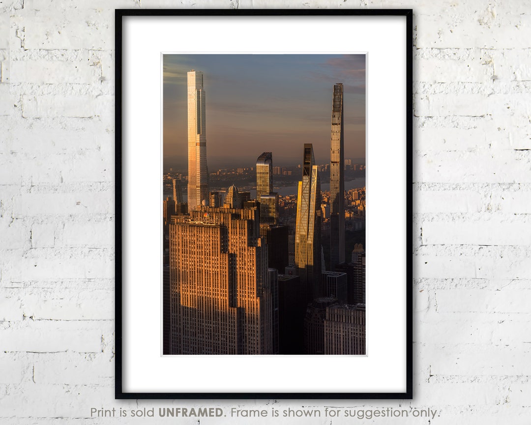 Skyscraper Print, New York City Supertalls, Fine Art Print of NYC ...