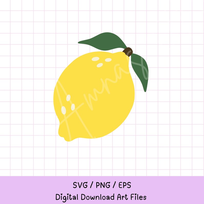 Lemon - Instant Digital Download - Svg, Png, Dxf, Files Included ...