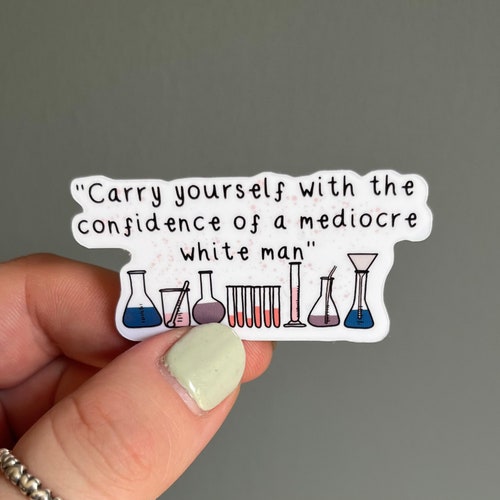 Mediocre White Man the Love Hypothesis Sticker - Etsy