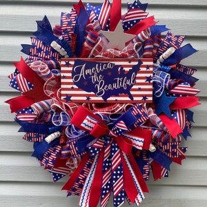 Veterans Day Wreath - Etsy