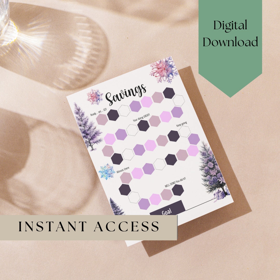 Snowflake Sticker Reward Chart – Ideal for Motivation and Savings ...