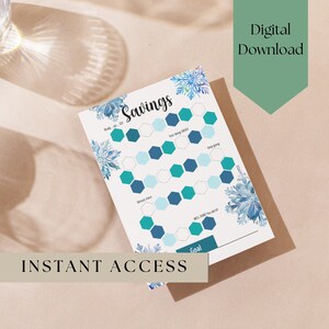 Winter Snowflake Savings Chart for Kids: Printable Reward Stickers ...