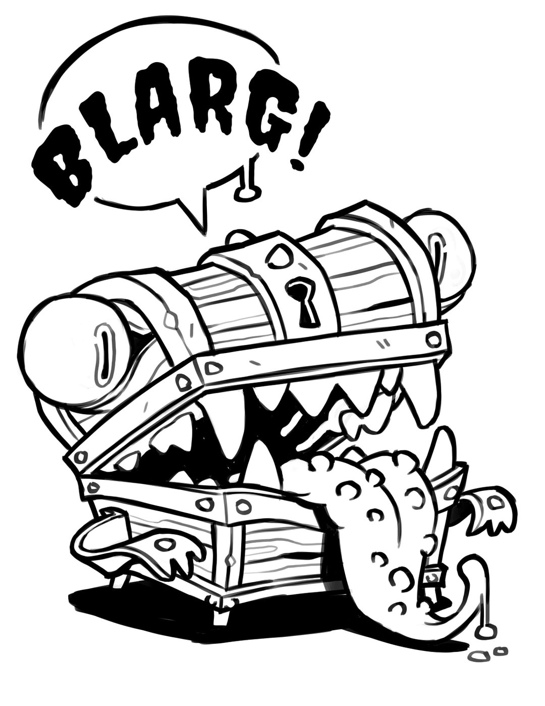 Dnd Monsters Line Art Batch 01 - Etsy