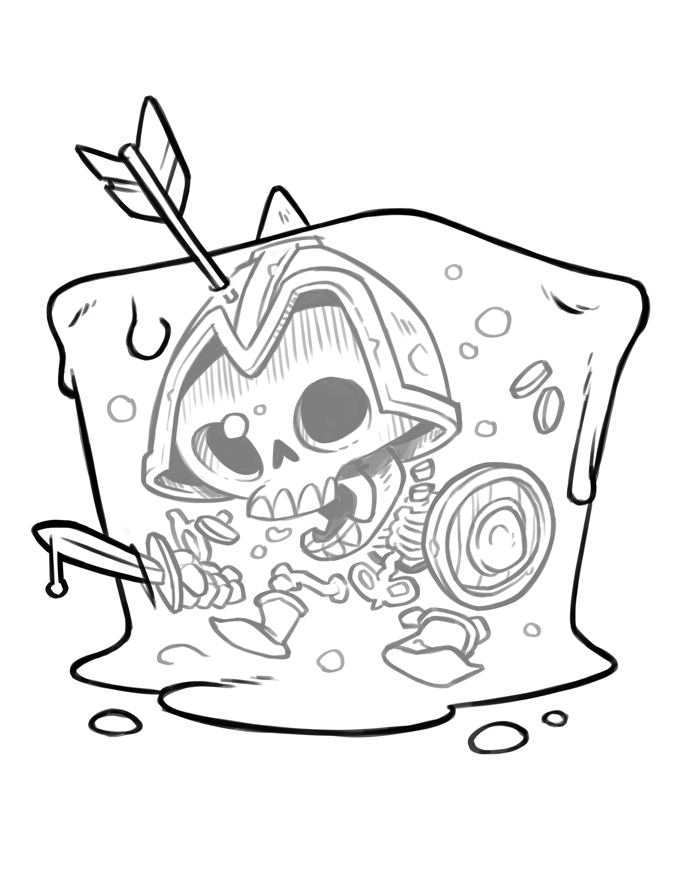 Dnd Monsters Line Art Batch 01 - Etsy