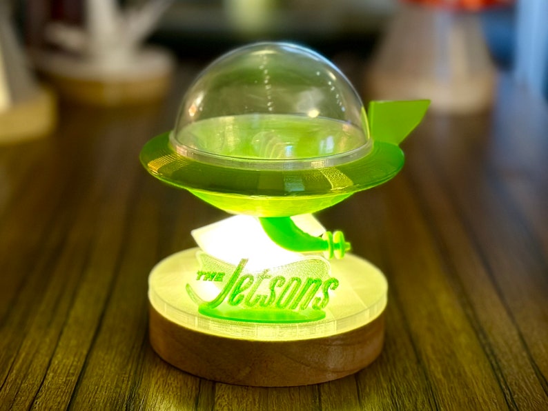 Jetsons Retro Futuristic Flying Car Lamp - LED Light - FREE SHIPPING ...