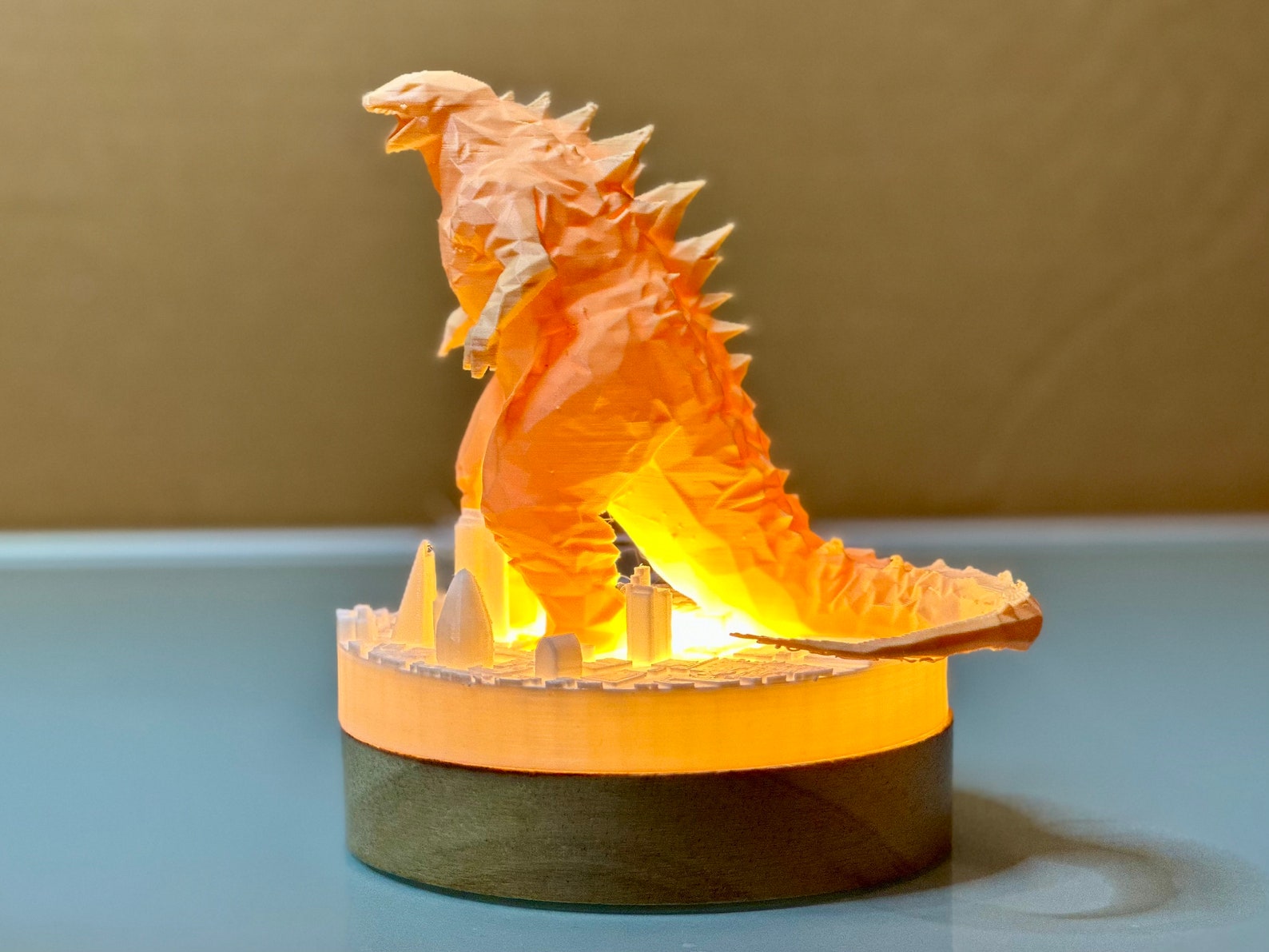 Godzillas London Vacation LED Lamp Free Shipping - Etsy