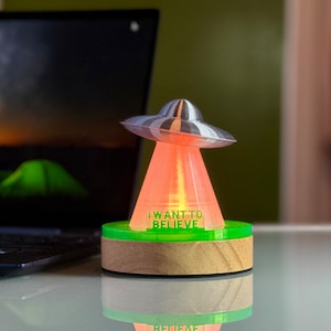 X-files Inspired UFO LED Lamp I Want to Believe - Free Shipping! - the ...
