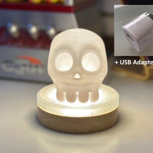 The Cutest Skull Lamp Ever! - LED Light - Free Shipping!!! - Skull Art ...