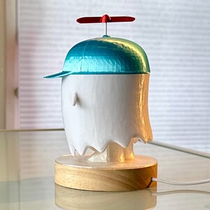 Cutest Most Adorable Little Ghost W/ Beanie Cap LED Light / Lamp - Free ...