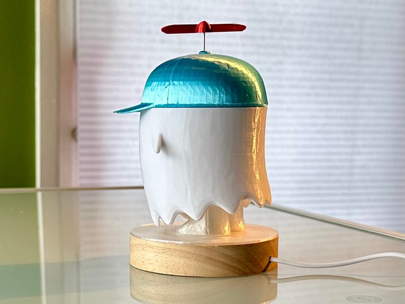 Cutest Most Adorable Little Ghost W/ Beanie Cap LED Light / Lamp - Free ...