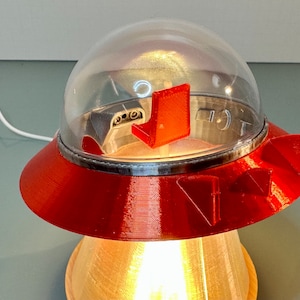 UFO Alien Spaceship Light | Lamp - Free Shipping! -- Handmade Original ...