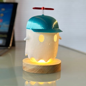 Cutest Most Adorable Little Ghost W/ Beanie Cap LED Light / Lamp - Free ...