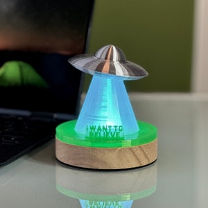 X-files Inspired UFO LED Lamp I Want to Believe - Free Shipping! - the ...