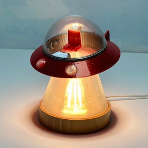 UFO Alien Spaceship Light | Lamp - Free Shipping! -- Handmade Original ...