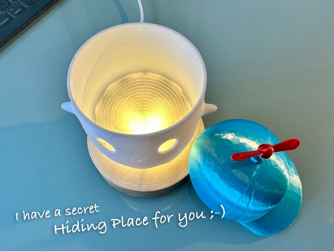 Cutest Most Adorable Little Ghost W/ Beanie Cap LED Light / Lamp - Free ...