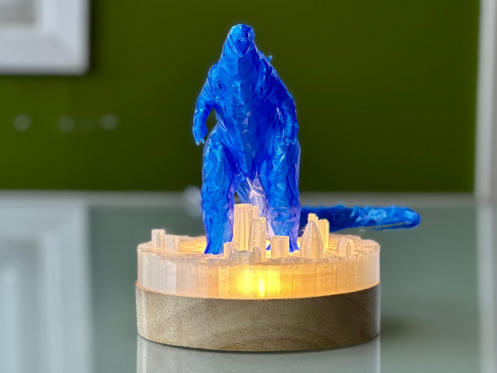 Godzillas London Vacation LED Lamp Free Shipping - Etsy