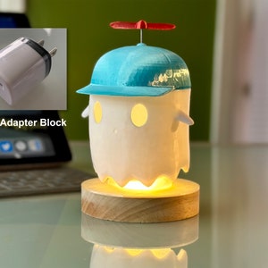 Cutest Most Adorable Little Ghost W/ Beanie Cap LED Light / Lamp - Free ...