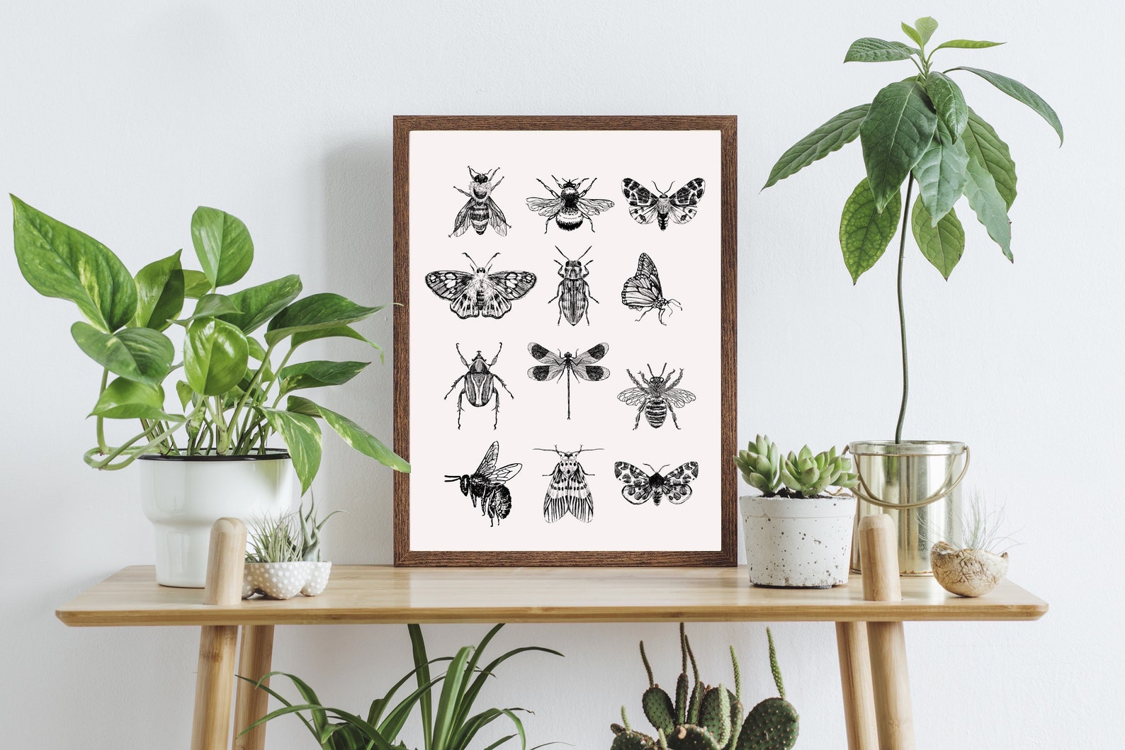Insects Wall Print, Digital Download Print, Wall Decor, Large Printable ...