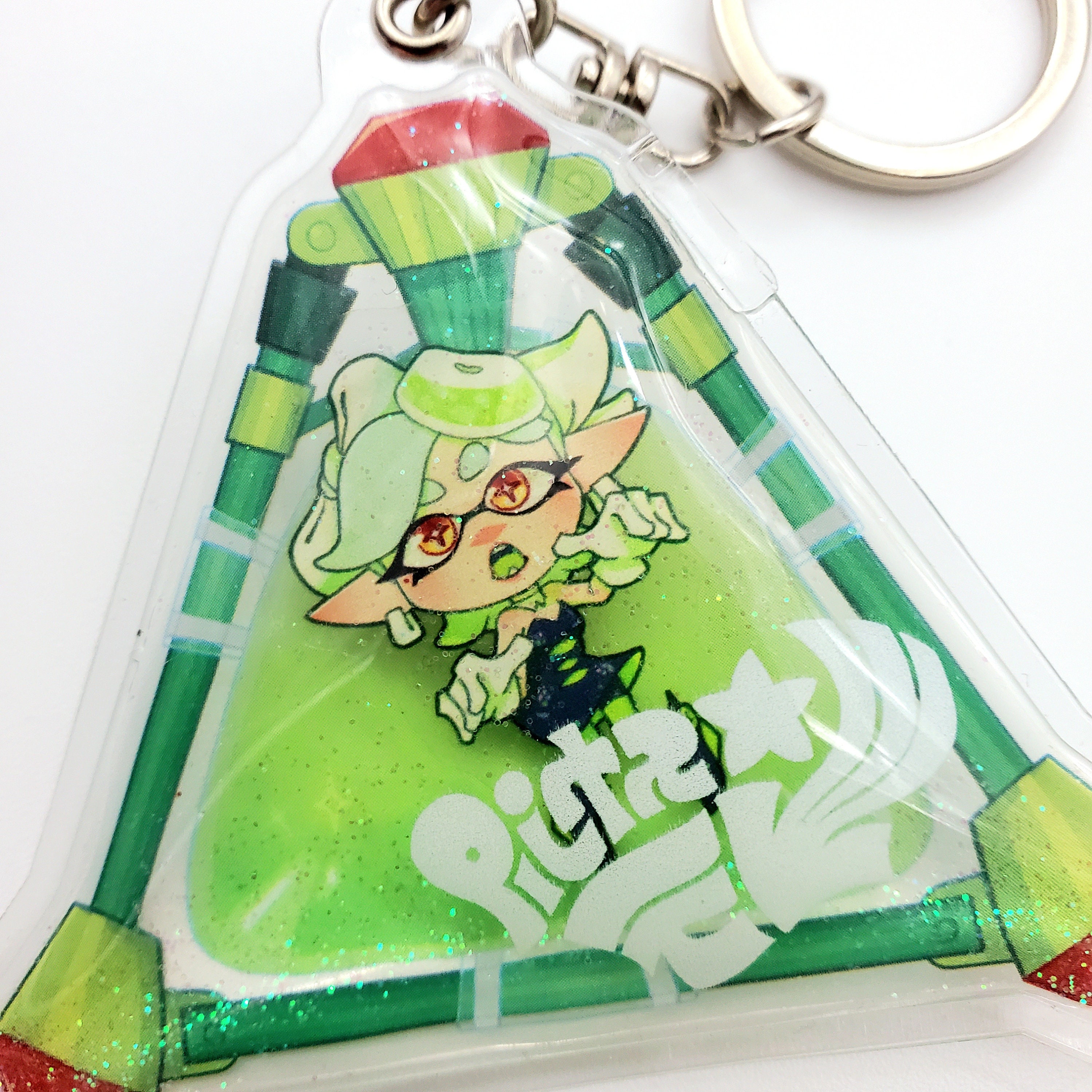 Splatoon Squid Sisters Callie Marie Idol Water Keychains | Etsy