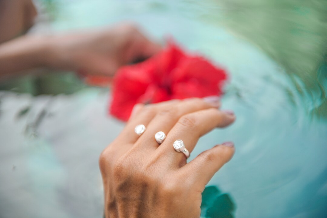 Kastete Ring Statement Ring Geometric Modern Ring Ball Ring for Women ...