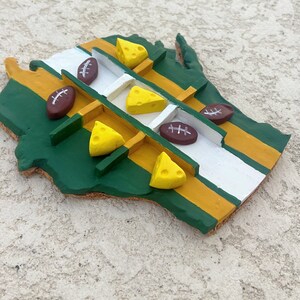 Greenbay Packers Football Tic Tac Toe Board, Gifts for Him, Wisconsin ...