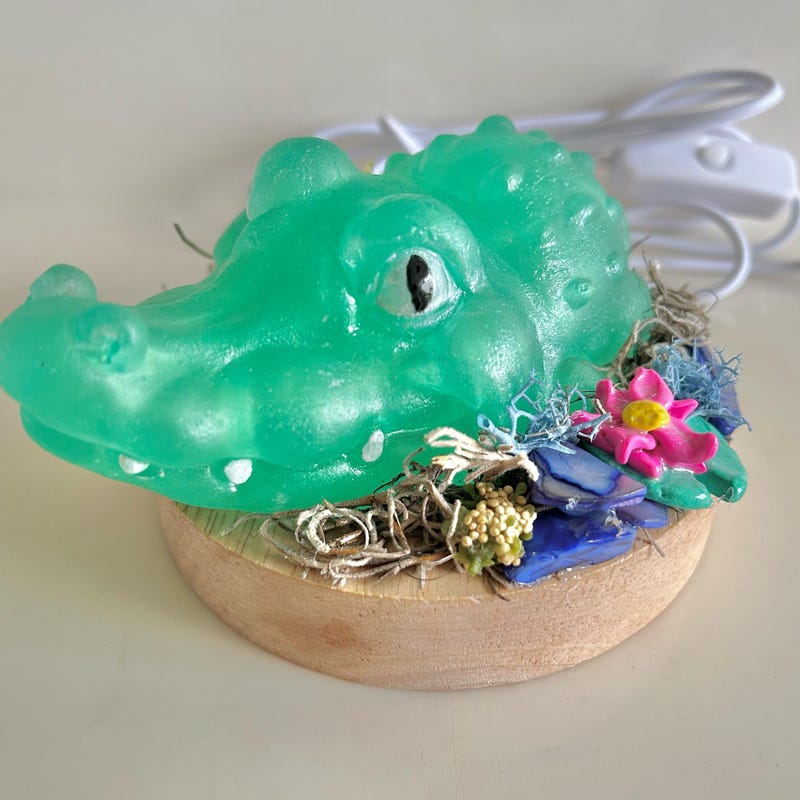 Alligator Lamp - Etsy