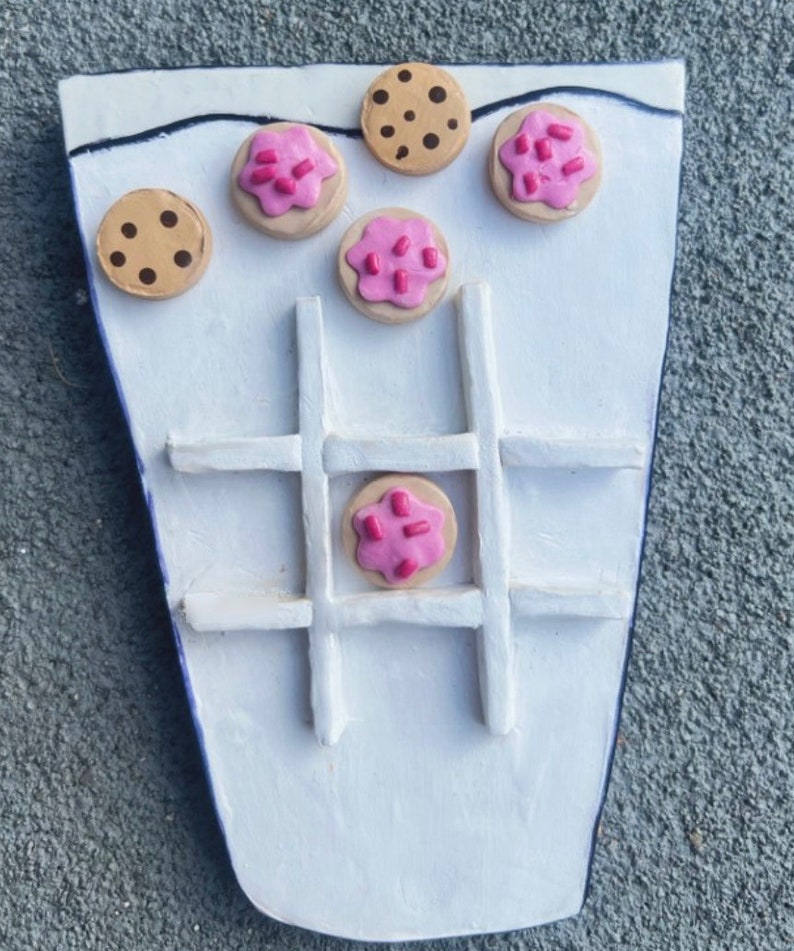 Polymer Clay Milk and Cookies, Centerpiece, Food Board Game, Coffee ...