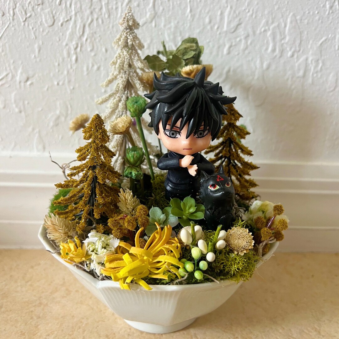 Jujutsu Kaisen Anime, Handmade Megumi Fushiguro Statue, Anime, Paper ...