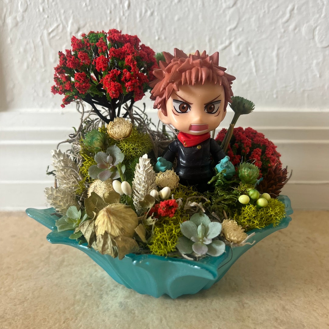 Jujutsu Kaisen Anime, Handmade Yuji Itadori Statue, Anime, Paper Weight ...