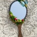 Fairy Moss Mirror, Fairy Garden Mirror, Magical Mushroom, Handheld ...