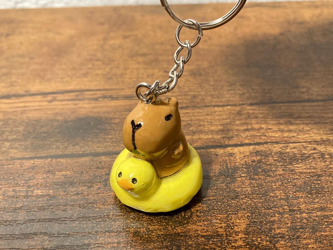 Capybara Keychains, Bag Charm, Capybara Charms, Fun Charms, Capybara on ...