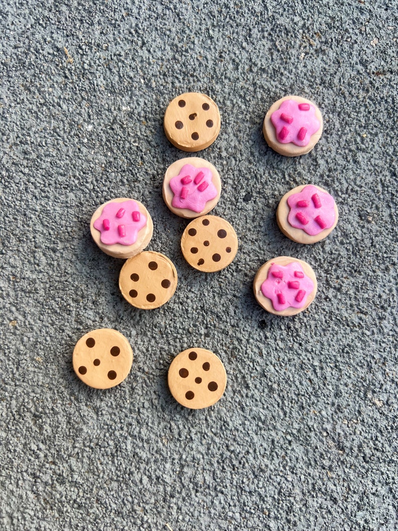 Polymer Clay Milk and Cookies, Centerpiece, Food Board Game, Coffee ...