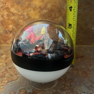 Pokémon Ball Terrarium, Handmade Miniature Pokeball Diorama, Poke Ball ...