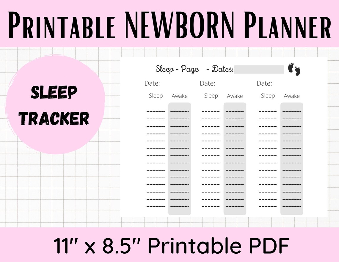NEWBORN PLANNER Printable Baby Planner New Mom Planner Baby - Etsy