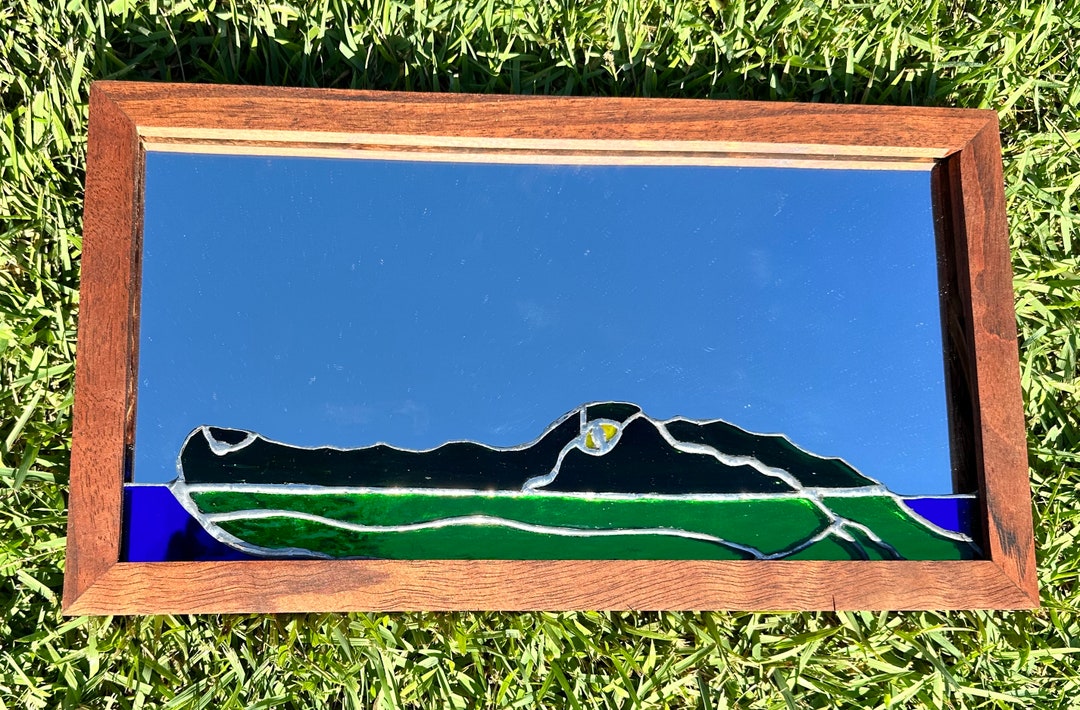 Stained Glass Gator Mirror Florida Gators UF - Etsy