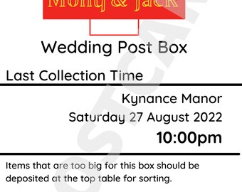 Wedding Post Box Royal Mail - Etsy