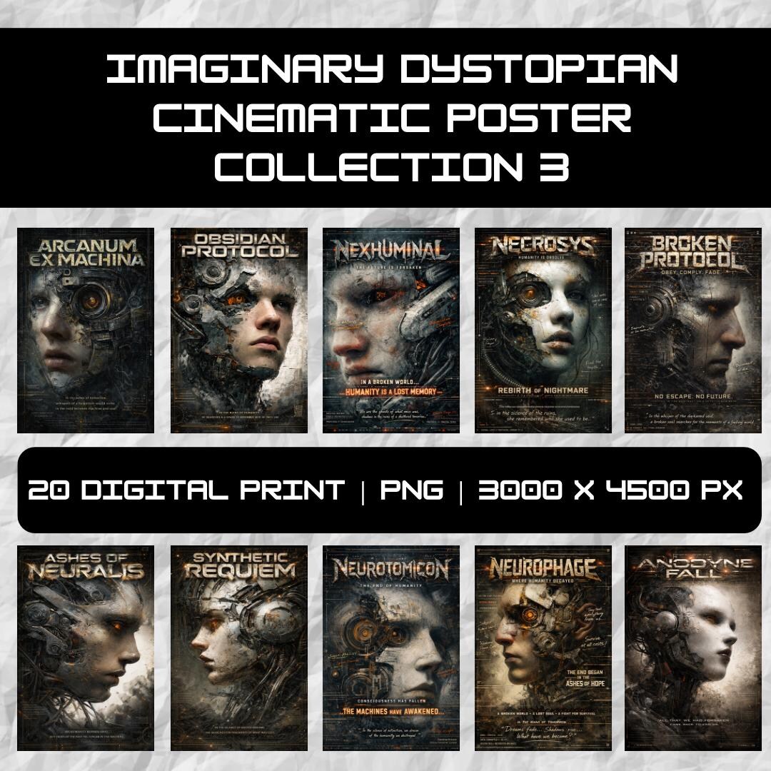 Imaginary Dystopian Cinematic Poster Collection 3 - Etsy