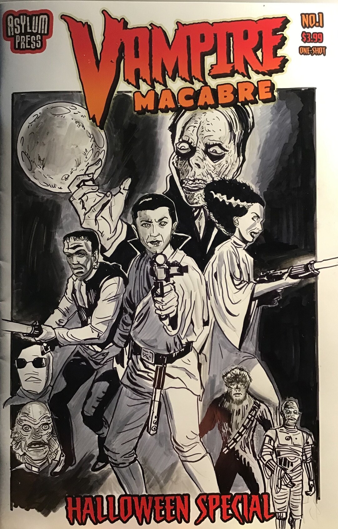 Custom Comic Sketch Cover Commission: Original Pencil & Ink Art - Etsy