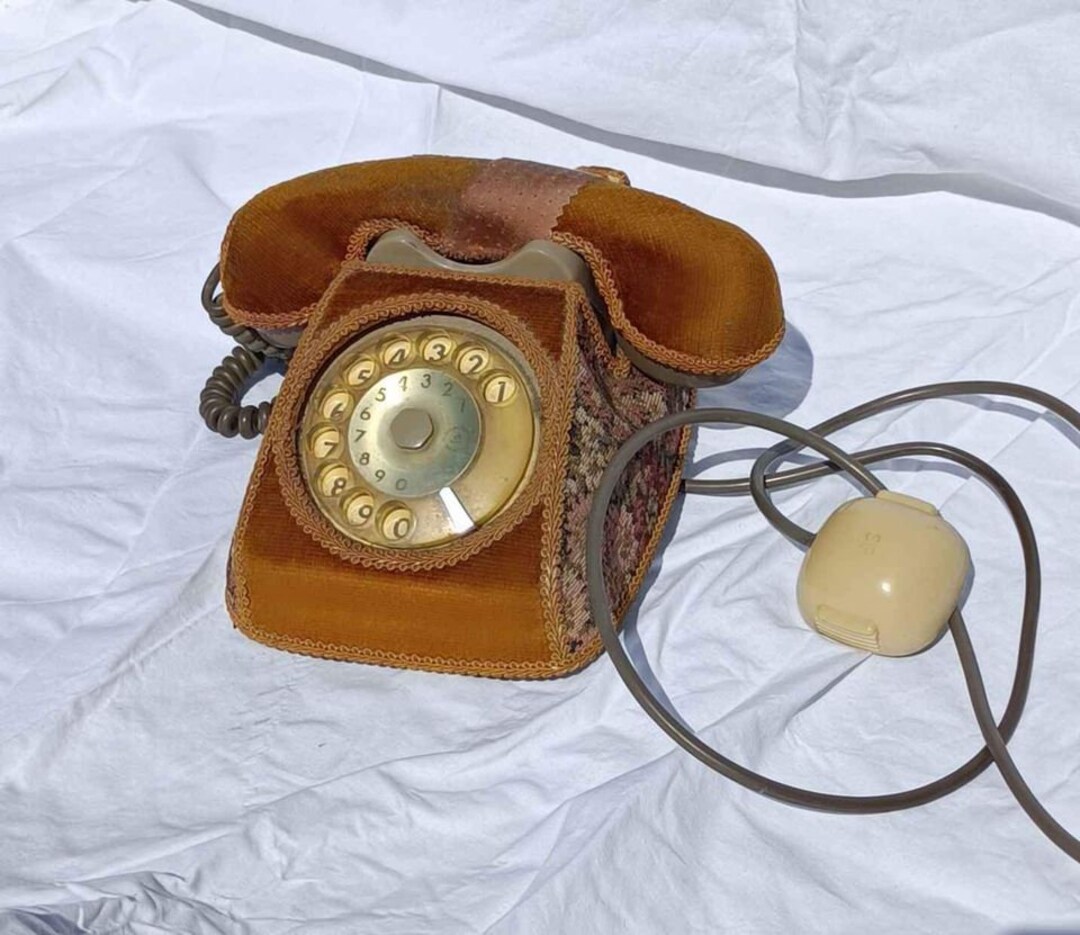 SIP Telephone From the 70s Italian Hand-stitched Model - Etsy