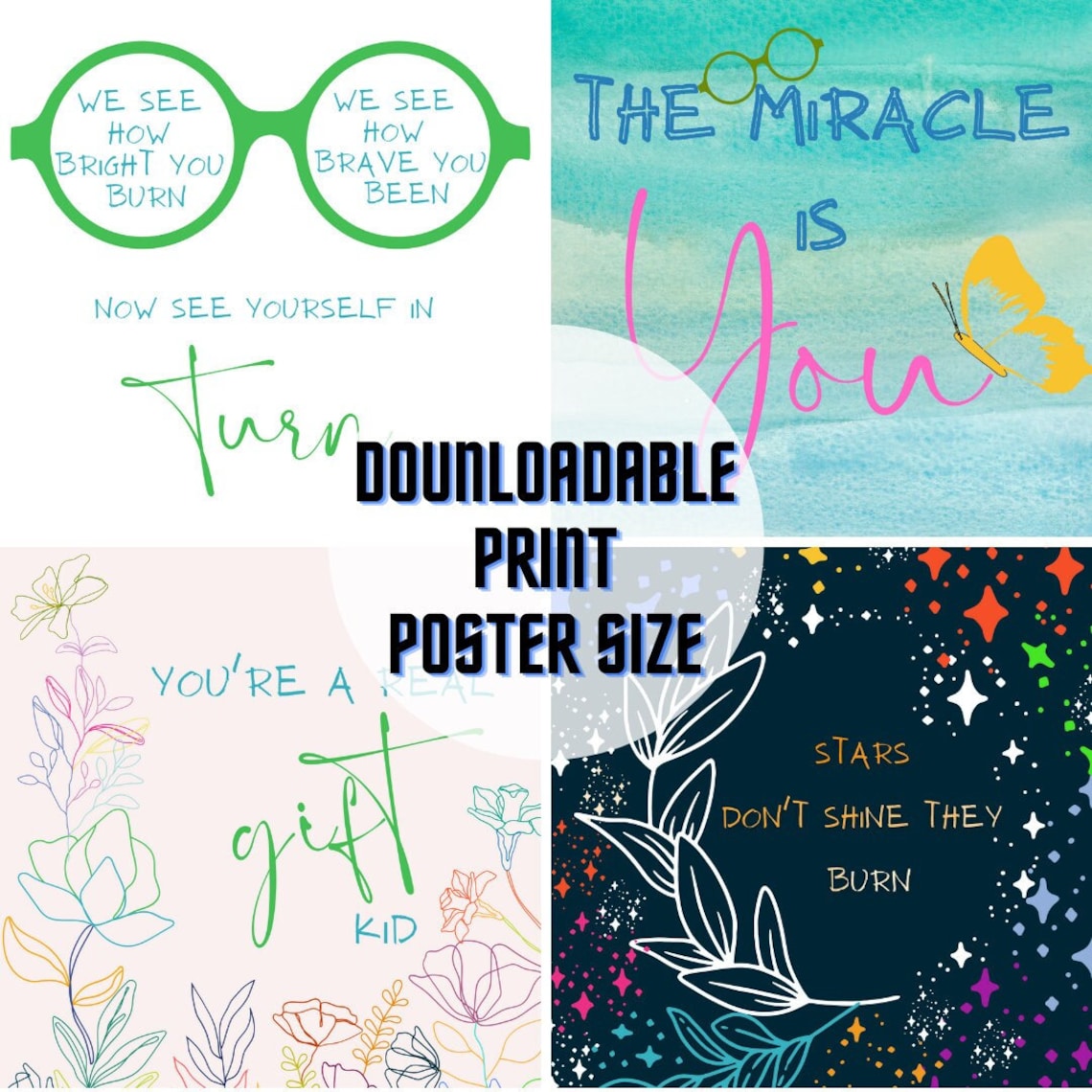 Encanto Quote Bundle Set of 4 Printable Poster - Etsy