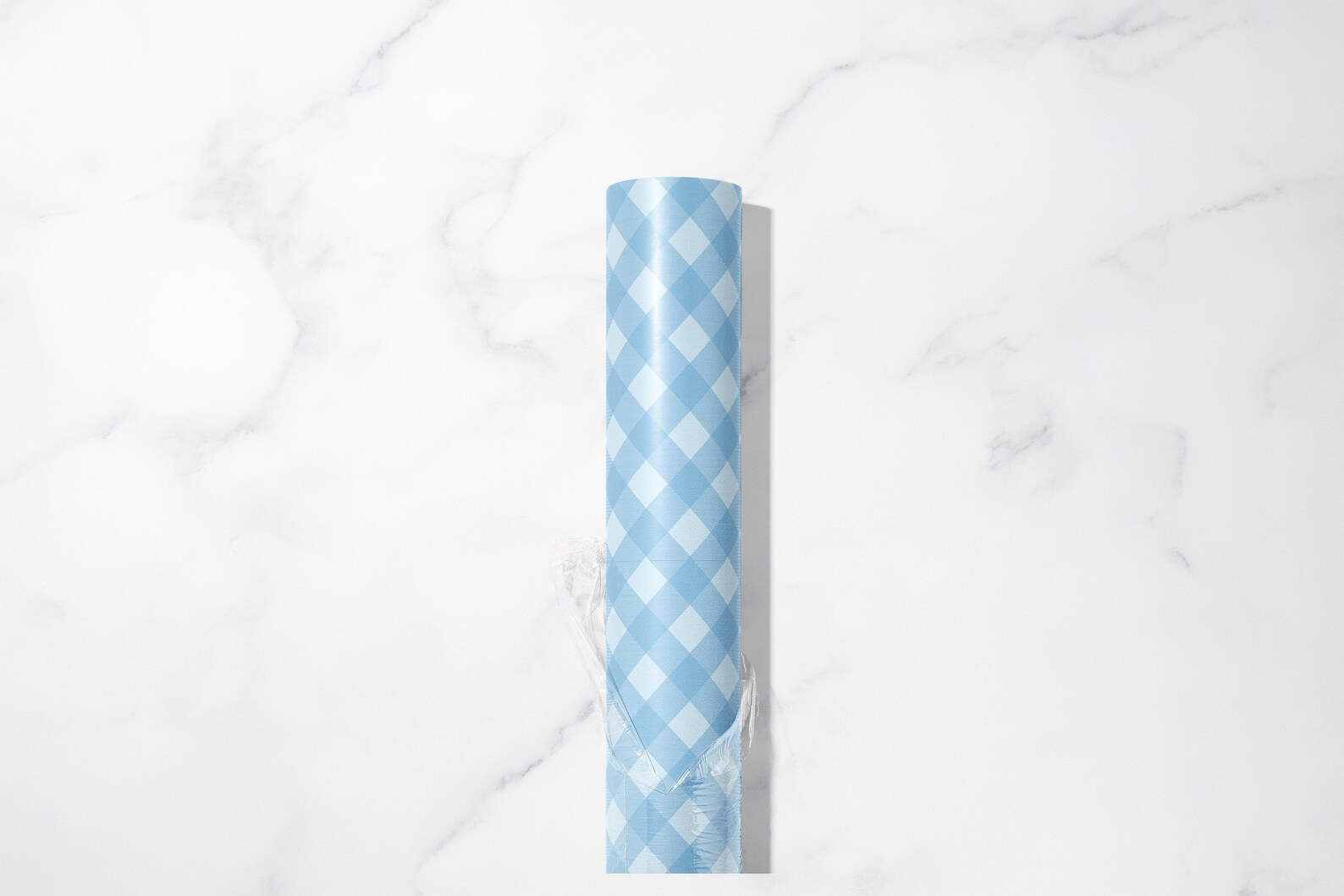 Preppy Wrapping Paper: Blue Gingham gift Wrap, Birthday, Holiday ...