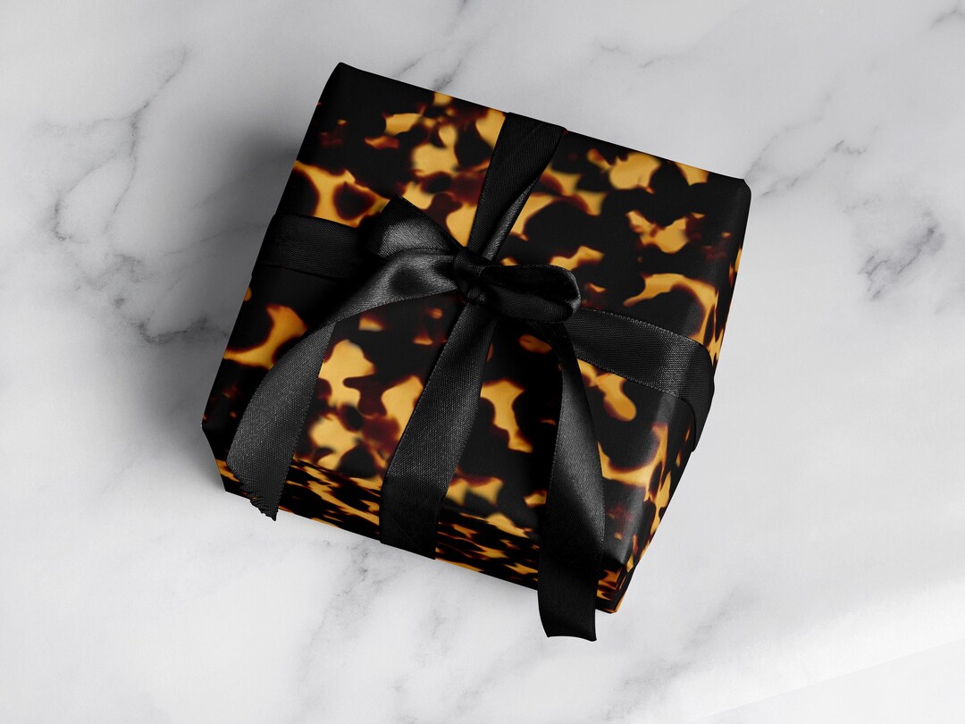 Preppy Wrapping Paper: Tortoiseshell {gift Wrap, Birthday, Holiday ...