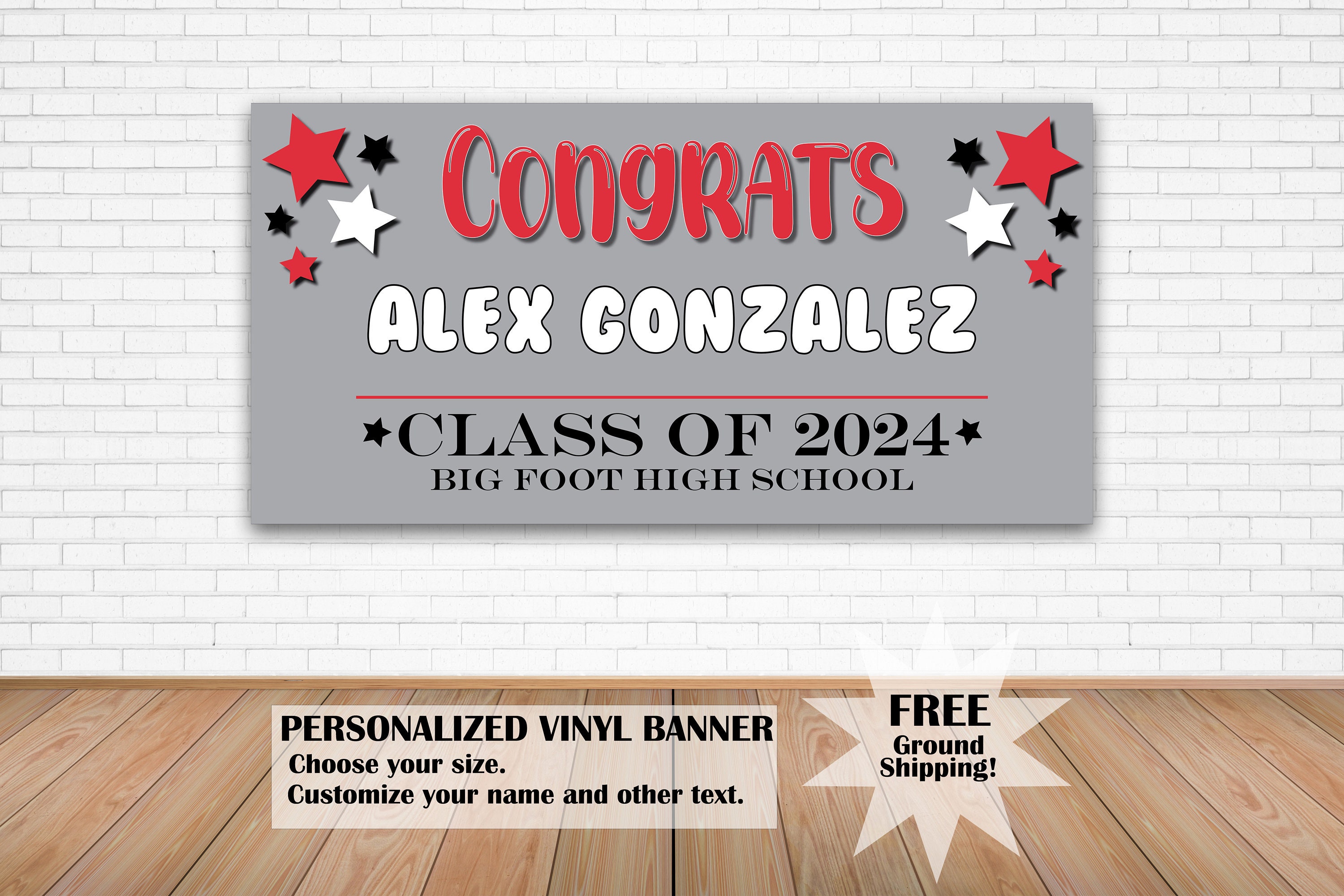 Class of 2024 Graduation Sign Banner, Personalized Graduation Party ...