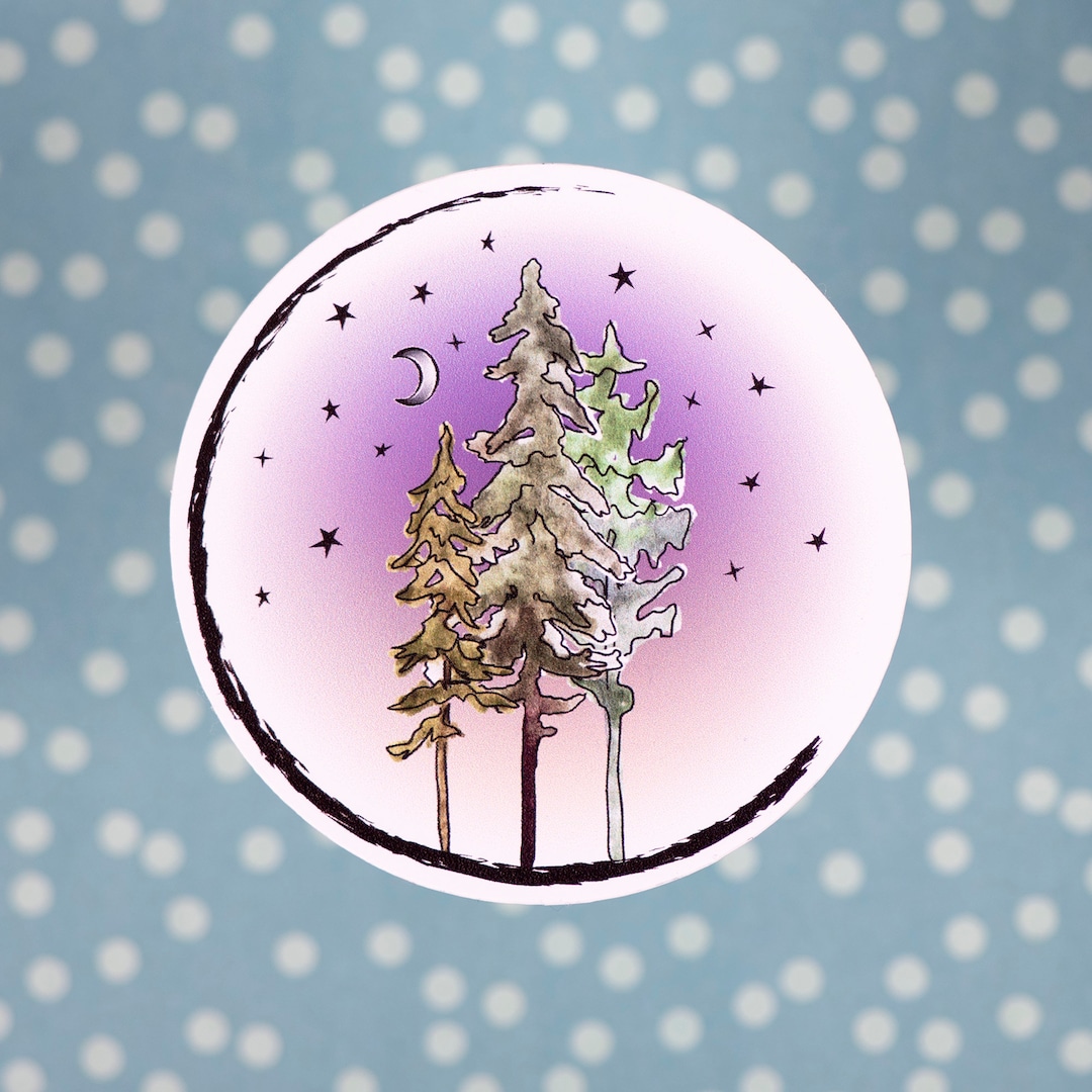 Night Sky Sticker, Nature Decal, Star Lover Gift, Outdoorsy Gift for ...