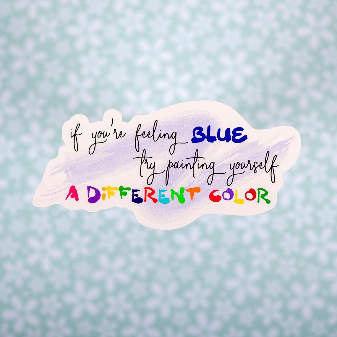 Positive Stickers Aesthetic, Quote Sticker for Laptop, Motivational ...