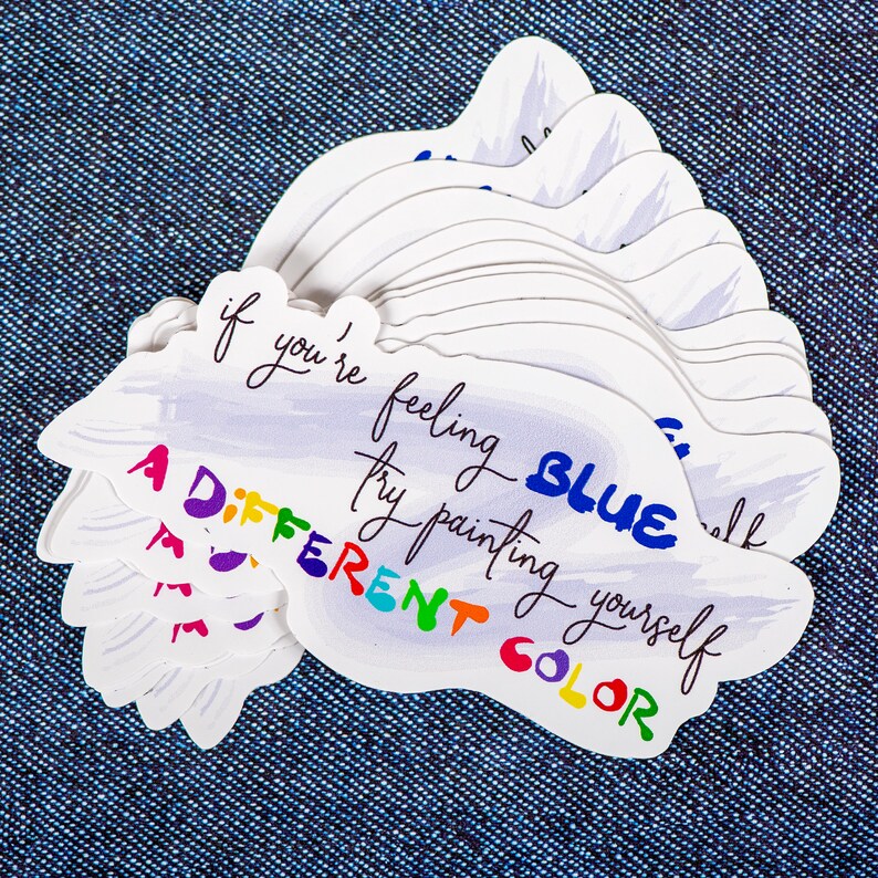 Positive Stickers Aesthetic, Quote Sticker for Laptop, Motivational ...